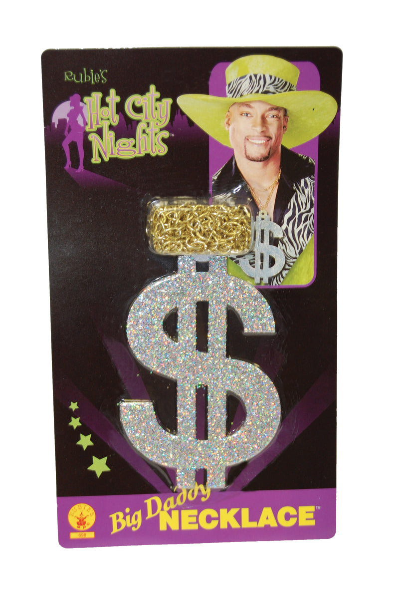 Bling Dollar Sign Necklace – Halloween Hallway