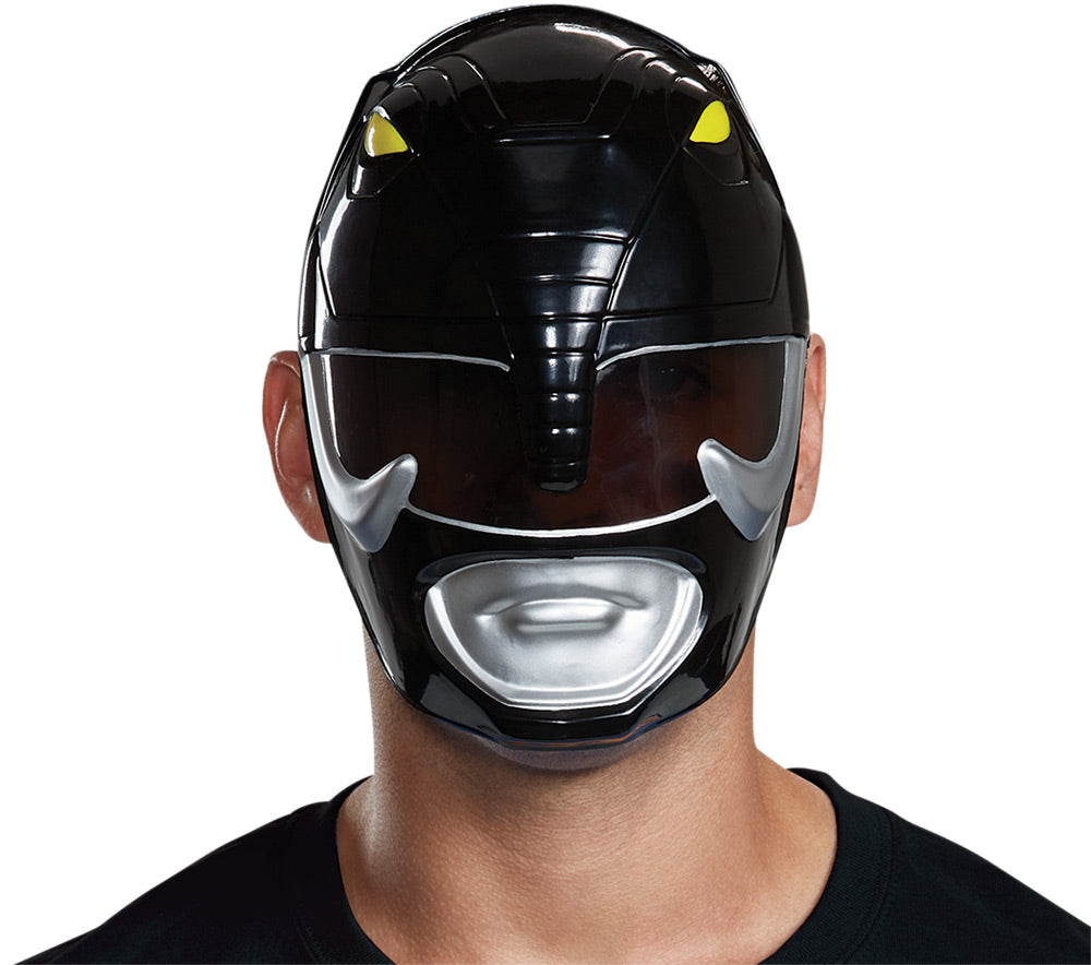 Black Power Ranger Mask - Mighty Morphin – Halloween Hallway