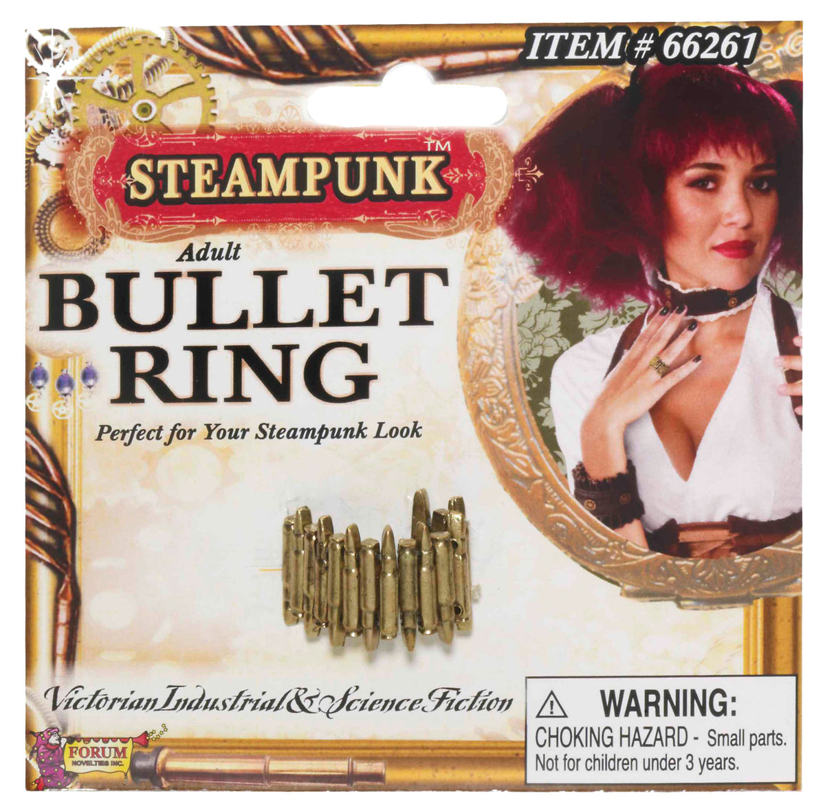Steampunk Bullet Ring – Halloween Hallway