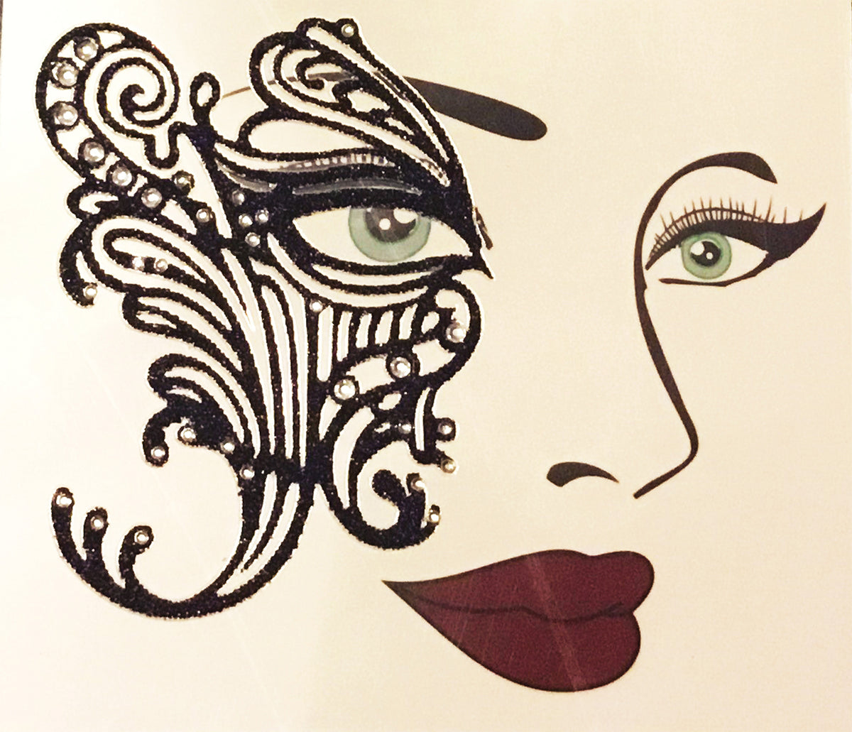 Face Decal Eye Lace – Halloween Hallway