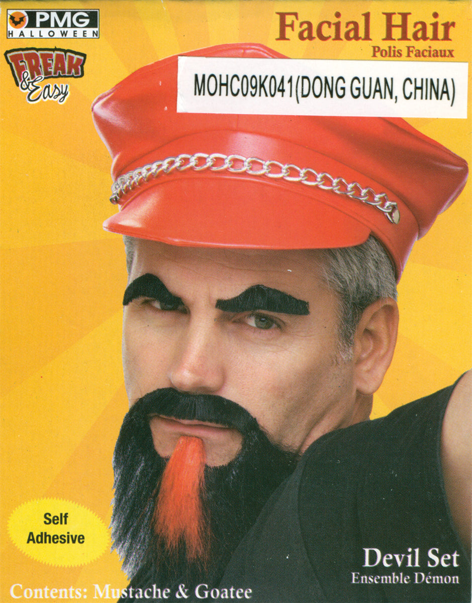 Mustache & Goatee Set – Halloween Hallway