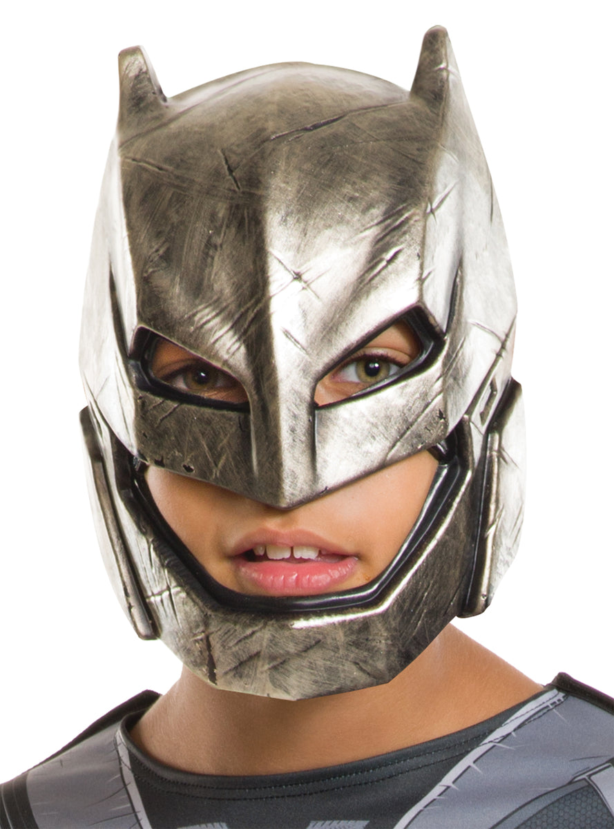 Child's Armored Batman Half Mask - Dawn of Justice – Halloween Hallway