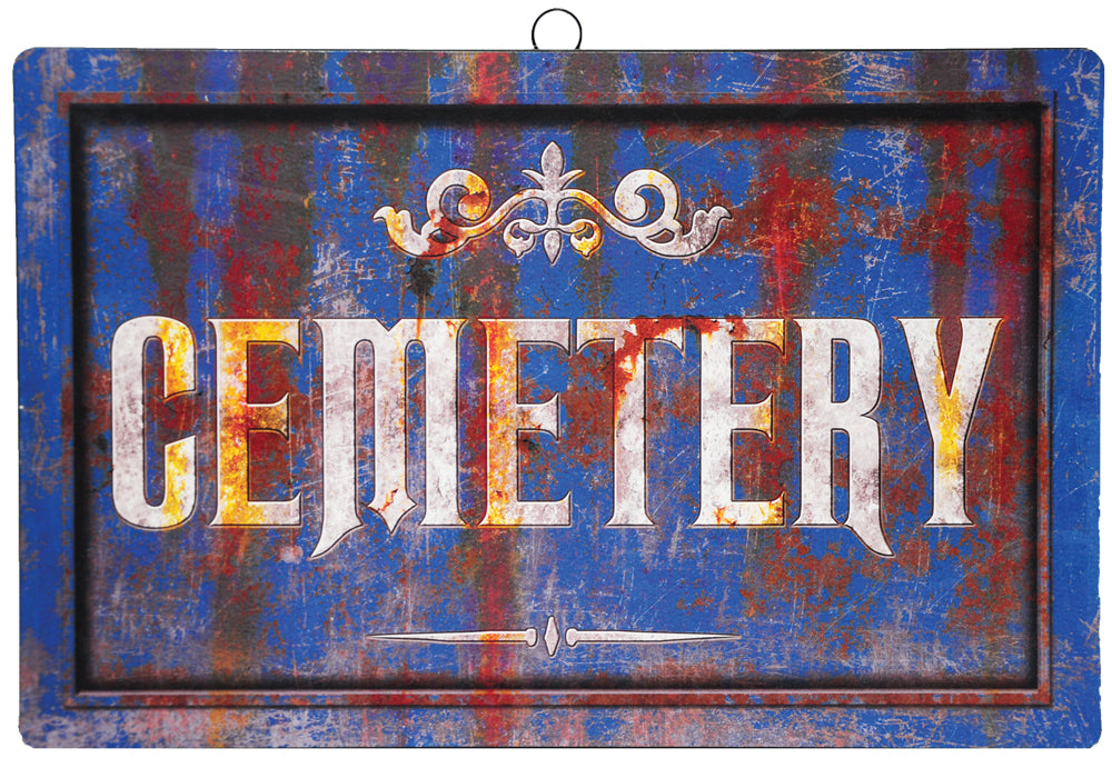 Cemetery Sign – Halloween Hallway